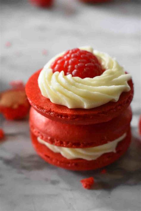 Homemade Raspberry Macarons Seasonal Memories