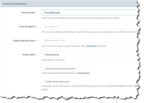 Syncrify Server Configuration