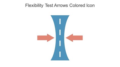 Flexibility Test Arrows Colored Icon In Powerpoint Pptx Png And Editable Eps Format Ppt Sample