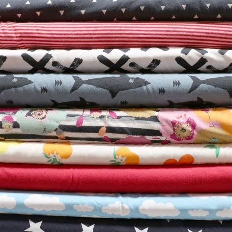 Jersey Stack Bobbins And Buttons Fabric Shop Leicester Sewing