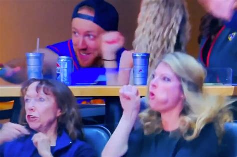 Blonde Woman Makes Lewd Sex Gestures On Fan Cam As Her Tinder Profile Blows Up Daily Star