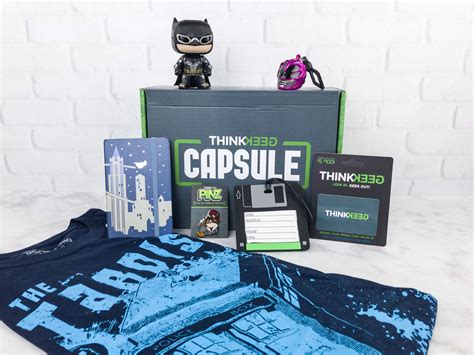 Thinkgeek Capsule August 2017 Subscription Box Review Hello Subscription