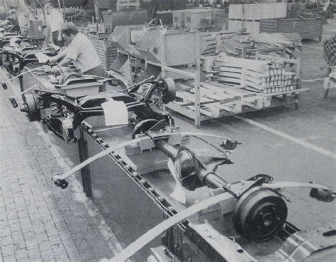 Vintage Chassis Assembly Line 1967 Gm Photo