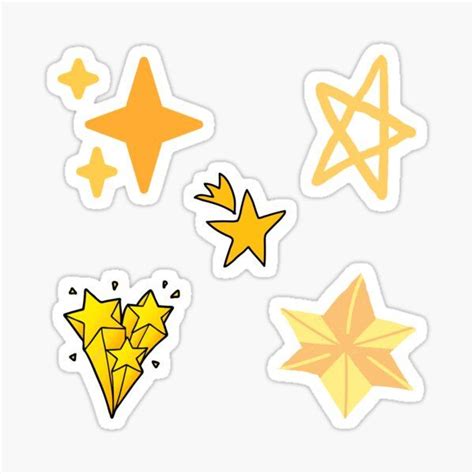 Stars Astronomy Variety Sticker Pack Sticker For Sale By Gekrayr