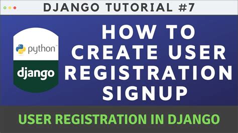 How To Create Sign Up Registration View In Django Artofit