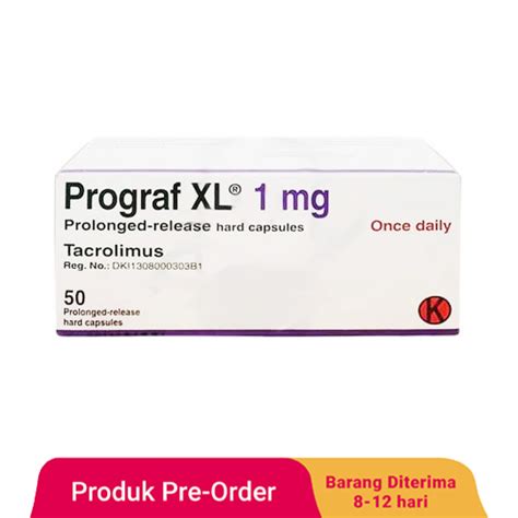 Prograf Xl 1 Mg 50 Kapsul Bali Pharmacy