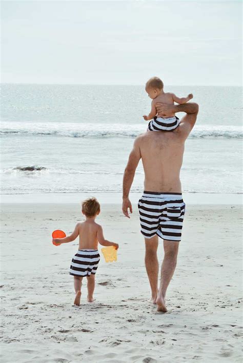 Horton Lane Father Son Matching Swim Trunks