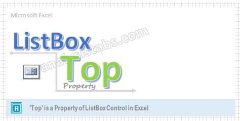 Vba Top Property Of Listbox Explained With Examples