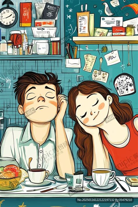 Ai创作图情侣日常互动插画 高清情侣插画 情侣手绘插画 情侣系列插画 手绘情侣插画 手绘情侣吃饭 恩爱情侣插画 小夫妻插画 情侣原创插画设计包装 惬意下午插画 插画情侣 520情侣插画 浪漫