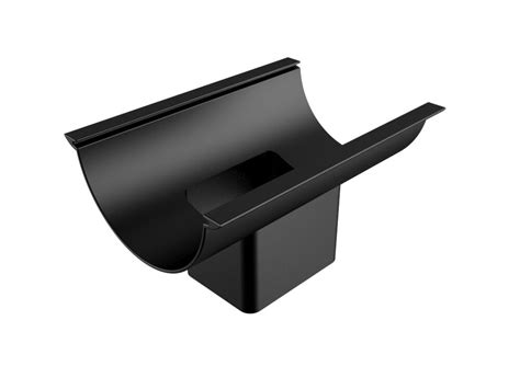 Arp Sentinel Ppc Aluminium Beaded Half Round Rectangular Gutter Outlet From £23 45