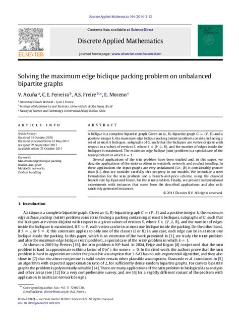 pdf solving the maximum edge biclique packing problem on unbalanced