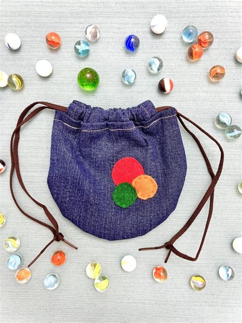 Diy Marble Bag Free Pattern And Game Instructions Easy Things To Sew
