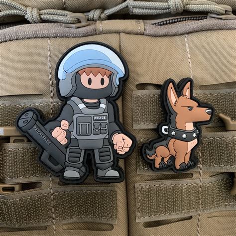 Patchlab Swat Breacher Pvc Morale Patches Hook And Loop Hook And Loop