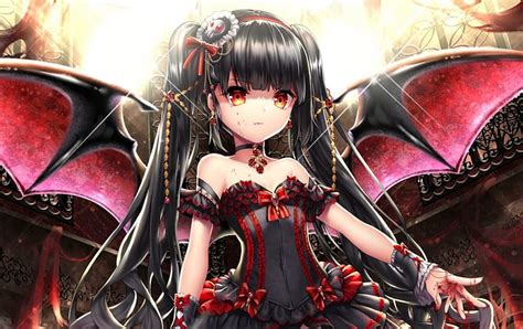 Female Vampire Anime Black Hair Red Dress Dresses Images 2025