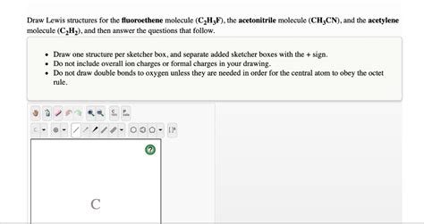 Solved Draw Lewis Structures For The Fluoroethene Molecule