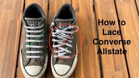 How To Bar Lace Converse Chuck Taylors Clean And Classic Sneaker Lacing