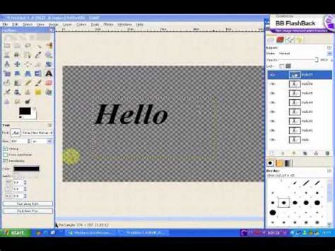 How To Make Animation Text With GIMP YouTube