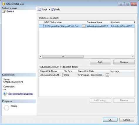 Install Sample Database Adventureworks In Sql Server 2012 Sql Server Portal