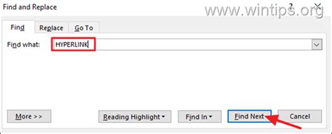 How To Find Change Or Delete Hyperlinks In Word Documents WinTips Org
