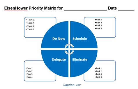 Eisenhower Priority Matrix Template Nordicwery