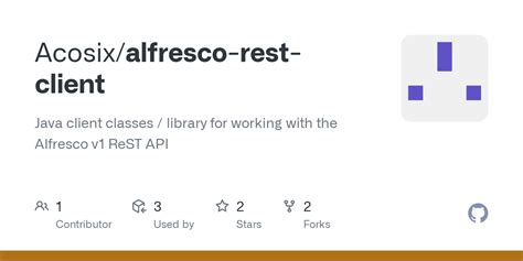 github acosix alfresco rest client java client classes library for
