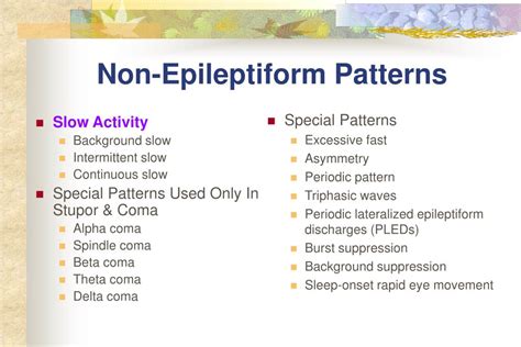 Ppt Non Epileptiform Patterns Powerpoint Presentation Free Download Id 262850