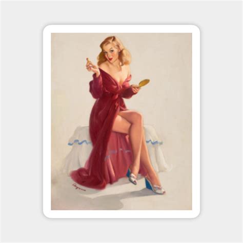 Gil Elvgren Pin Up Gil Elvgren Pin Up Magnet TeePublic