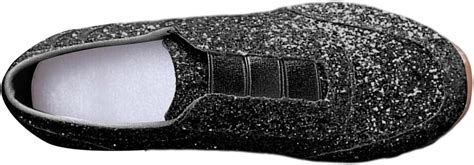 Glitter Trainers Ladies Trainers Women Slip On Shiny Sequin Shoes Bling