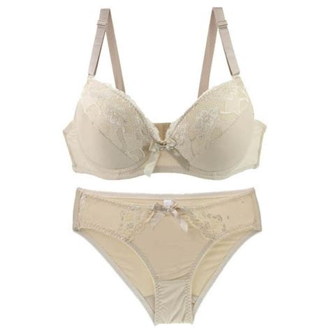 Bras For Women Underwire Lace Bra And Bikini Bottom Two Piece Underwear