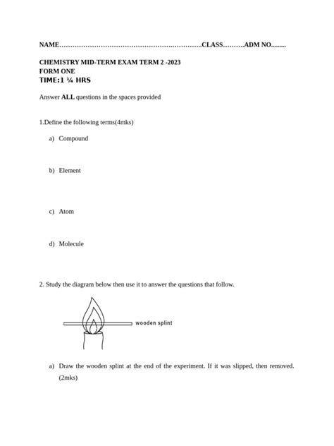 Chemistry F1 Qs Pdf Acid Solubility
