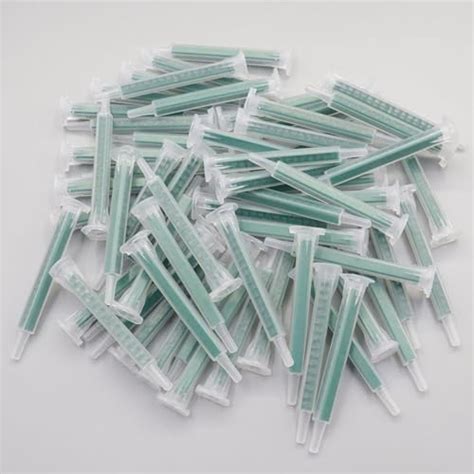 50pcs Epoxy Mixing Nozzles Static Mixing Nozzle Heads Glue Applicator