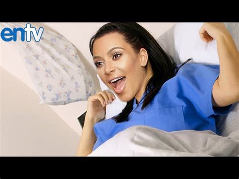 Kim Kardashian Giving Birth