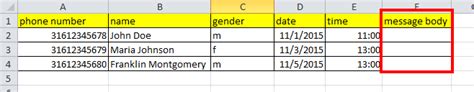 How To Send Personalized Sms Messages Using Excel