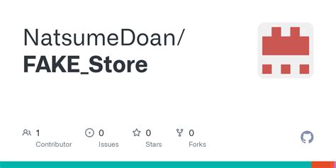 GitHub NatsumeDoan FAKE Store