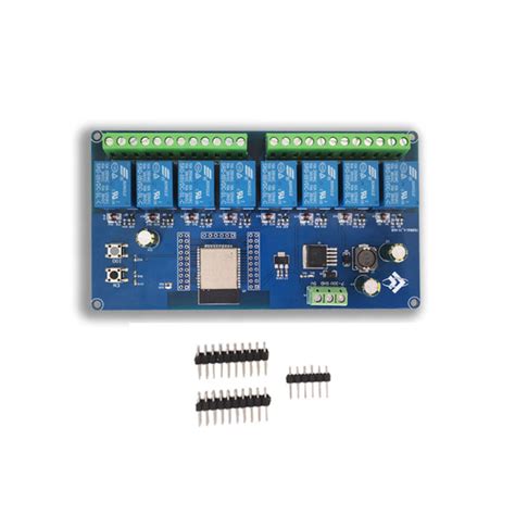 dc5 30v โมดูลรีเลย์8ช่อง esp32 wifi บลูทูธรองรับ ble บอร์ดรีเลย์ esp32