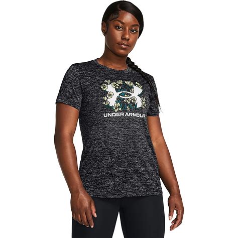Under Armour Womens Flower Tech Twist Graphic T Shirt Academy