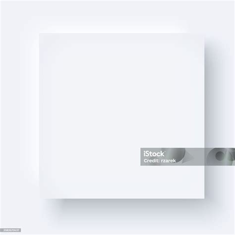 벡터 투명한 배경에 그림자가 있는 사실적인 정사각형 종이 요소 소셜 미디어 배경 쉽게 편집할 수 있습니다 정사각형 구성에 대한 스톡 벡터 아트 및 기타 이미지 Istock