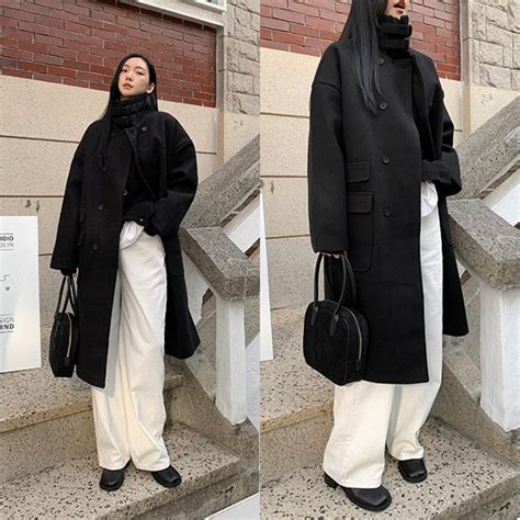 [키큰여자]이터니티 무스탕롱코트[울30 ]