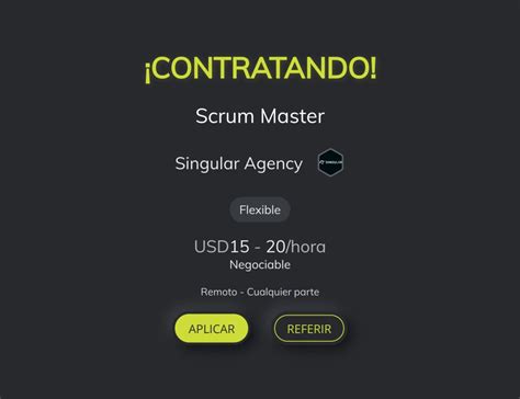 Karen Ayala On Linkedin Scrum Master En Singular Agency Torre