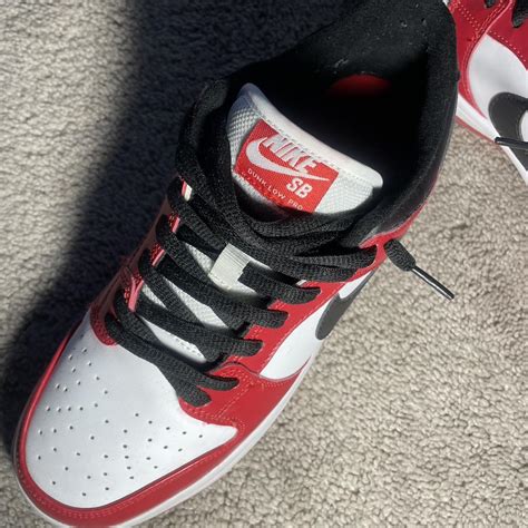 Trainers Sneakers Nike Chicago Sb Dunks Worn Depop