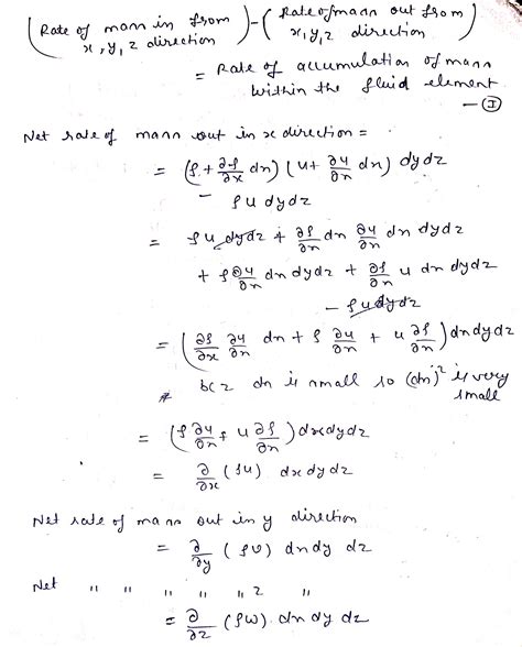Solved Derive The Mass Balance Equation For 1d Cartesian System