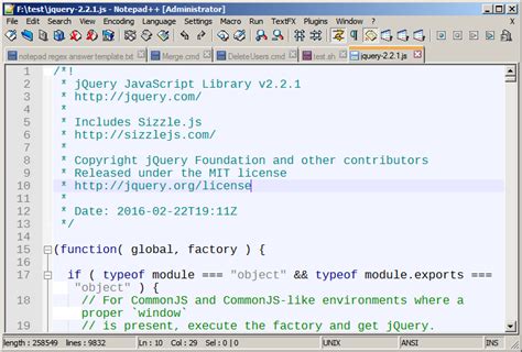 How Do I Activate Code Folding Collapsing For Javascript In Notepad