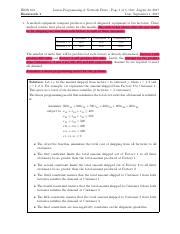 162 HW 1 Solutions Pdf IEOR 162 Homework 1 Linear Programming Network Flows Page 1 Of 5