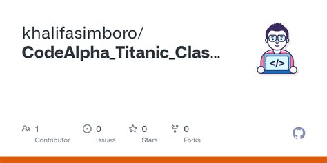 github khalifasimboro codealpha titanic classification