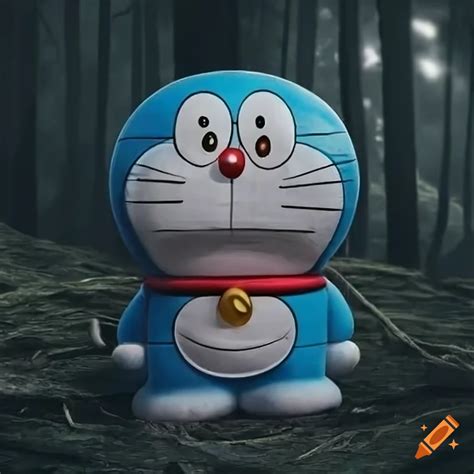 Scary Doraemon Face