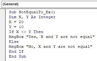 VBA Operators In Excel Examples Math Comparison Operators