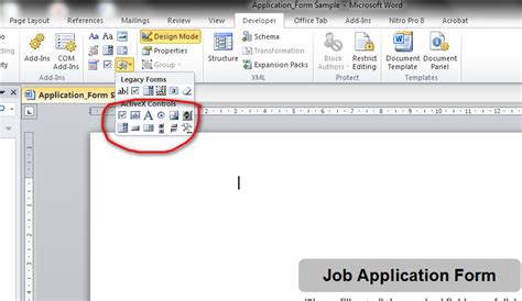 Vba How To Set Tab Order By A Macro In Ms Word Stack Overflow