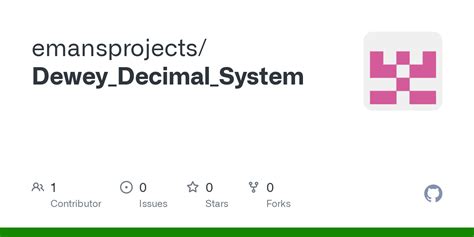 github emansprojects dewey decimal system