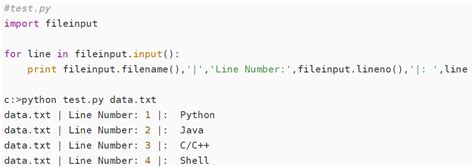 Python中fileinput模块介绍 求其在我 博客园