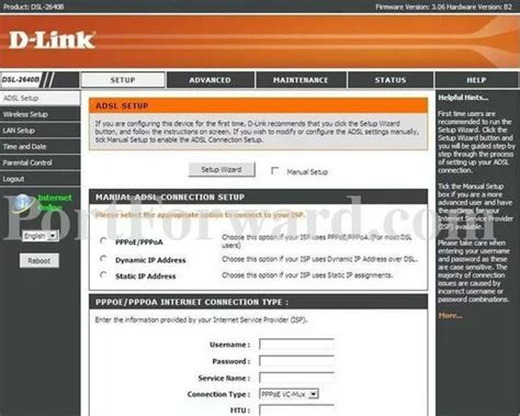 D Link DSL 2640B Router Port Forwarding Instructions